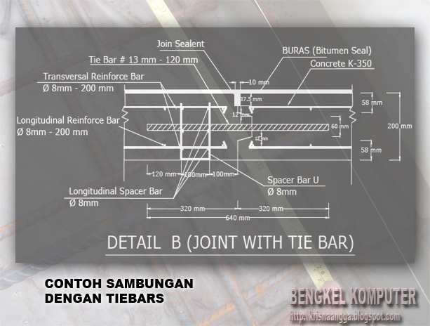 Bengkel Komputer - Dowel dan Tiebars pada Sambungan Rigid Pavement ...