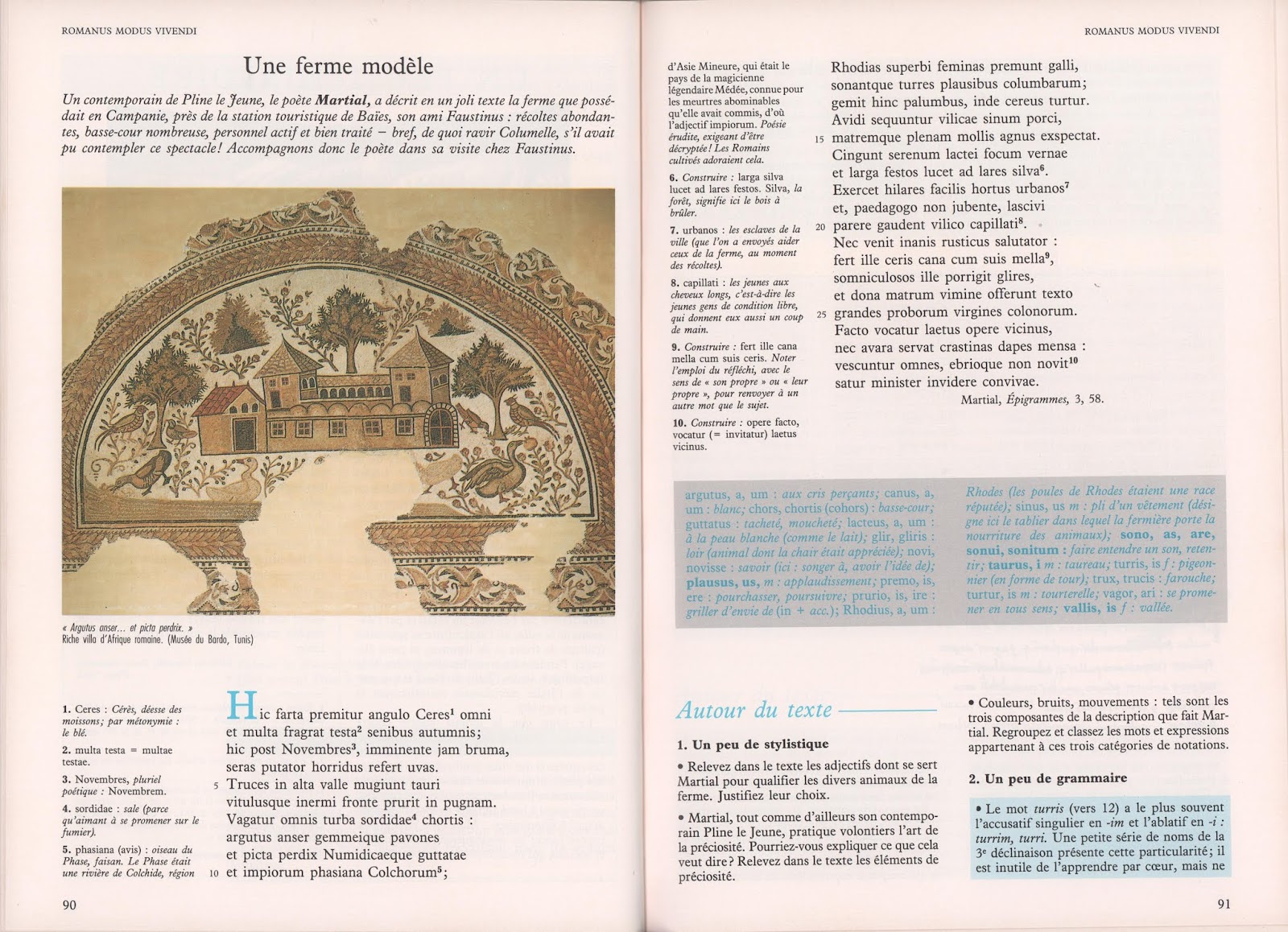 école : références: Martin, Gaillard, Cousteix, Laliman, Latin seconde ...