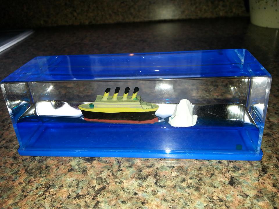 * Over The Rainbow *: My Review For The Titanic Liquid Wave Paperweight ...