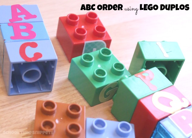 Fun, Simple Letter Sequencing with LEGO Stash | School Time Snippets