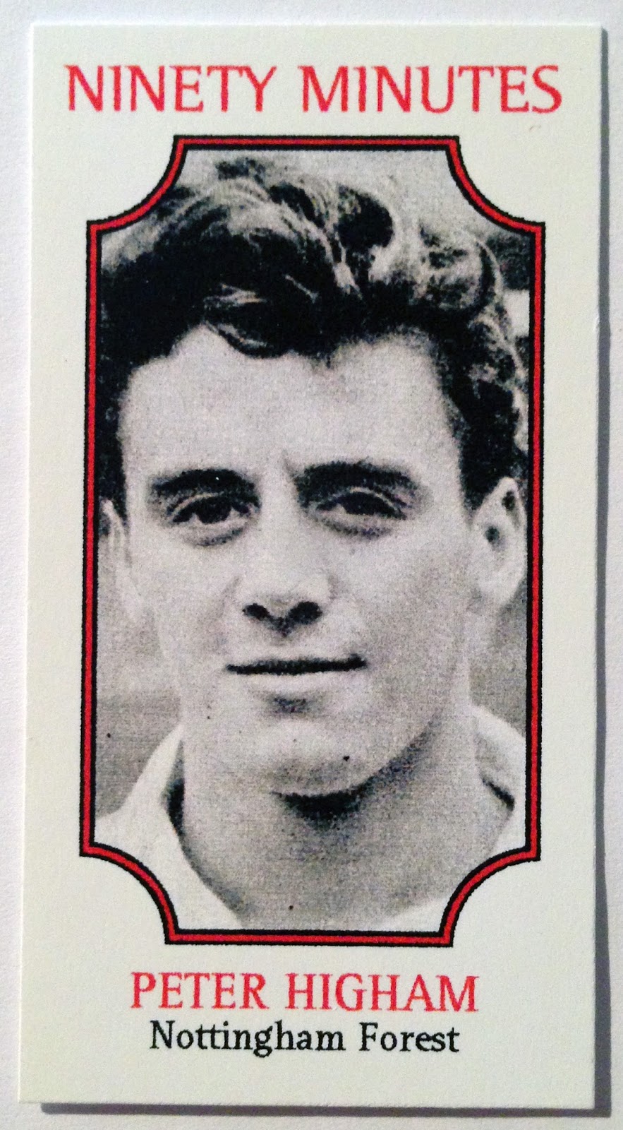 NFFC Cards & Stickers: Ninety Minutes Footballers of the 1950s Peter Higham