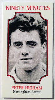 NFFC Cards & Stickers: Ninety Minutes Footballers of the 1950s Peter Higham
