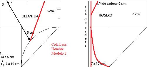 El rincón de Zonia: colaless hombre modelo 1 - cintura en elástico ...