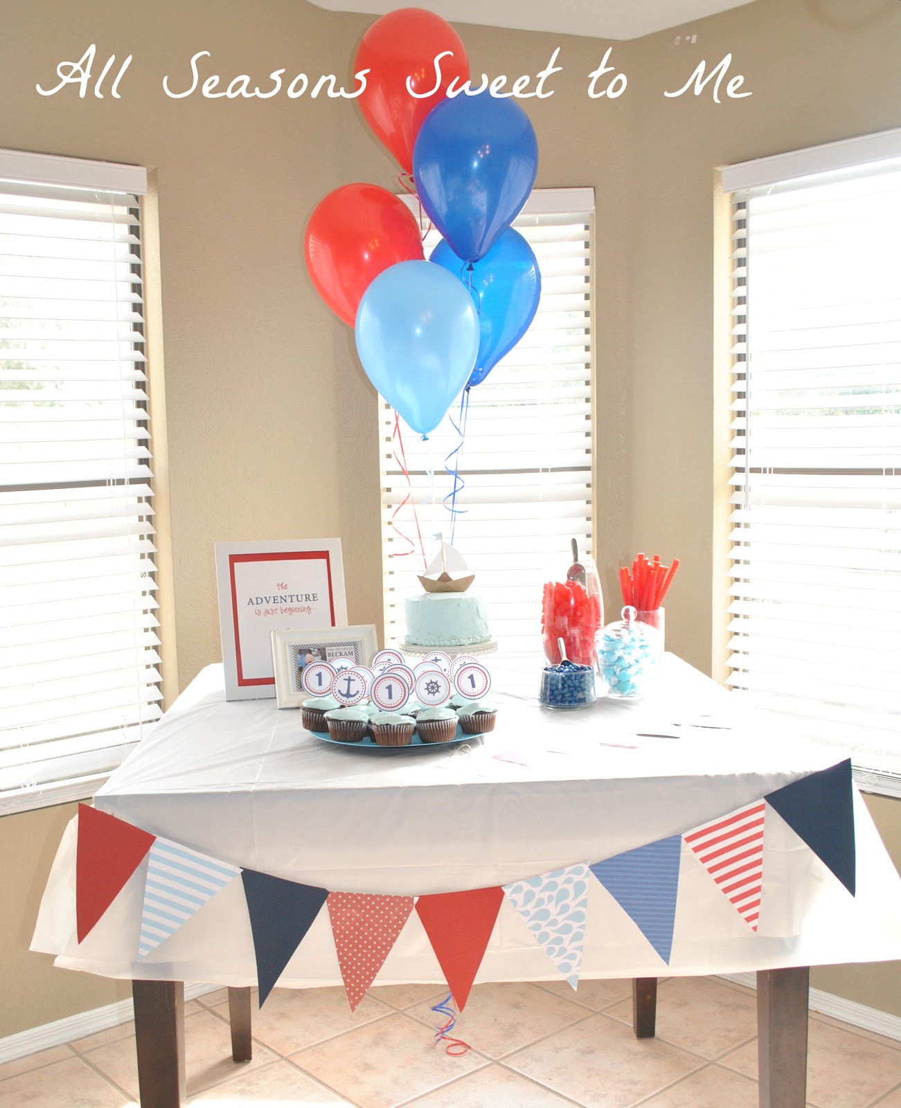 All Seasons Sweet to Me: A Nautical Birthday