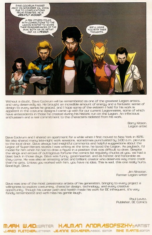 The Legion of Super Bloggers! : RIP Dave Cockrum (1943-2006)