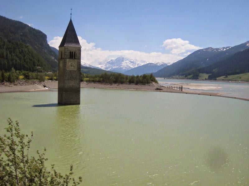 The Bell Tower of Curon, Italy
