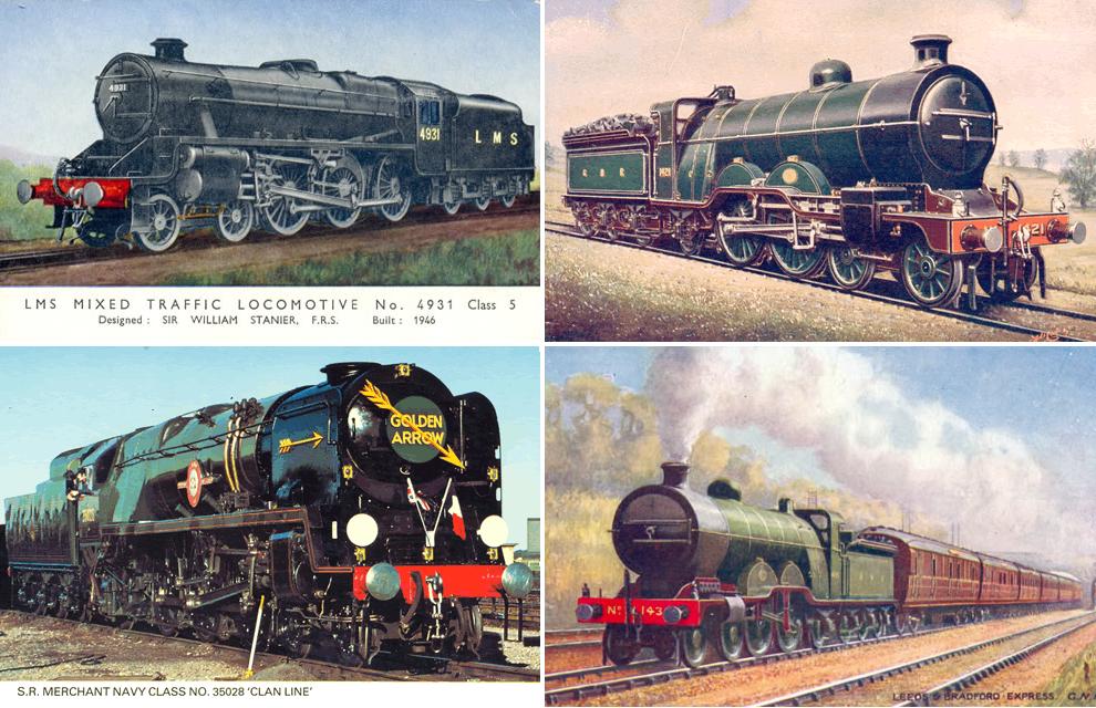 Steam Memories: Old Railway Postcards