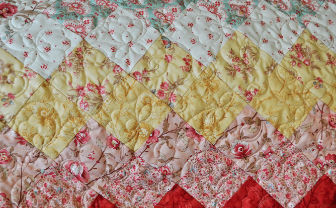 The Stitching Room: Trip Around the World Quilt and Split 9-Patch Quilt