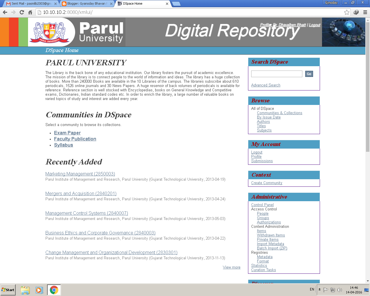 Parul University Library