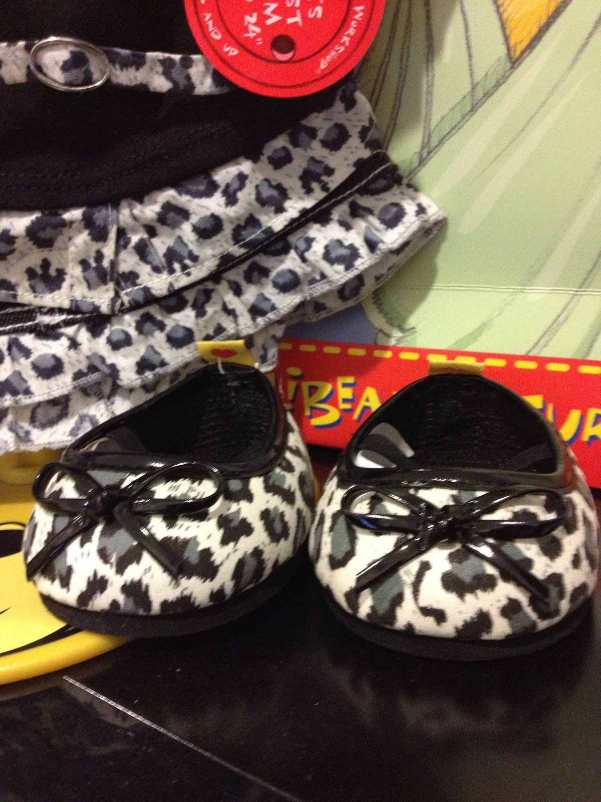 Build A Bear Items For Sale: Build a Bear Leopard Skirt outfit w/ Shoes