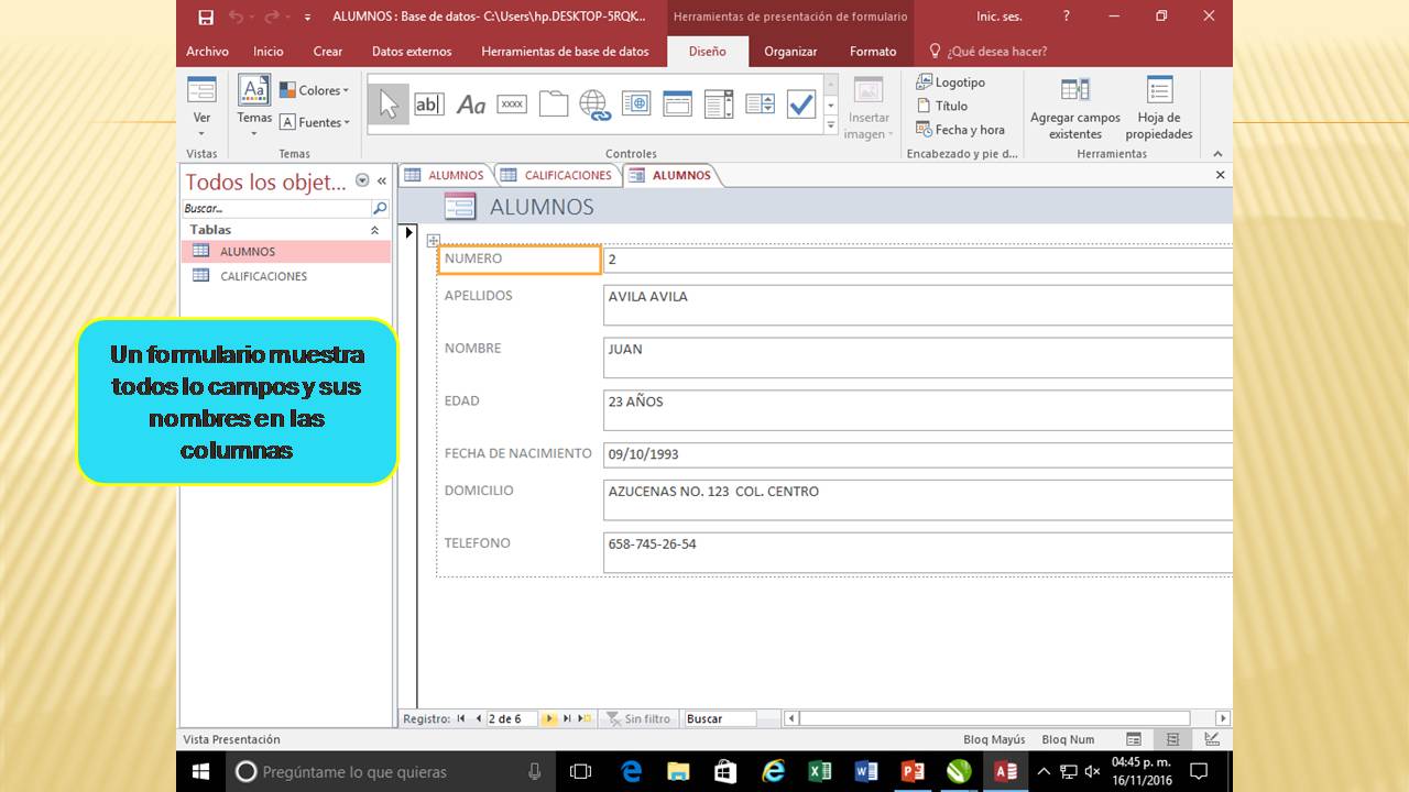 Informática III Base de Datos