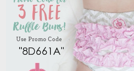 Tri Cities On A Dime: GIFT FOR BABY - 3 FREE RUFFLEBUNS WITH CODE OR ...