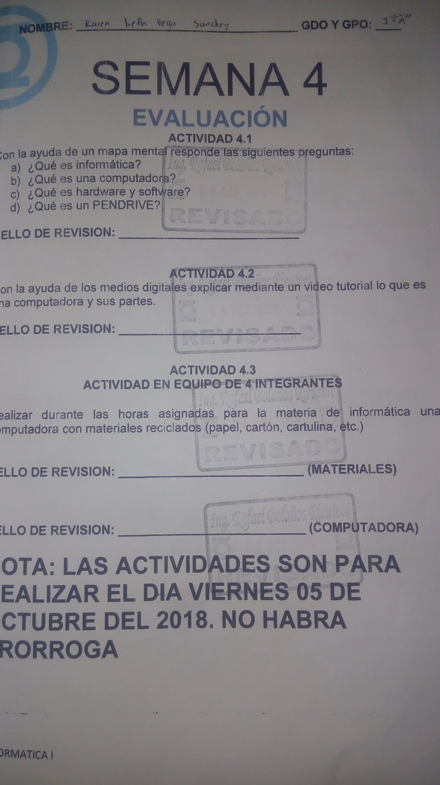 Karen iveth: Semana 4 evaluación