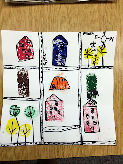 Kathy's Art Project Ideas: My Neighborhood Art Project