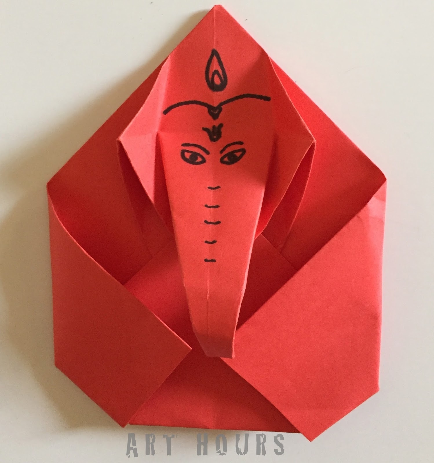 ArchGuide: Tutorial: Learn to make an Origami Paper Ganesha