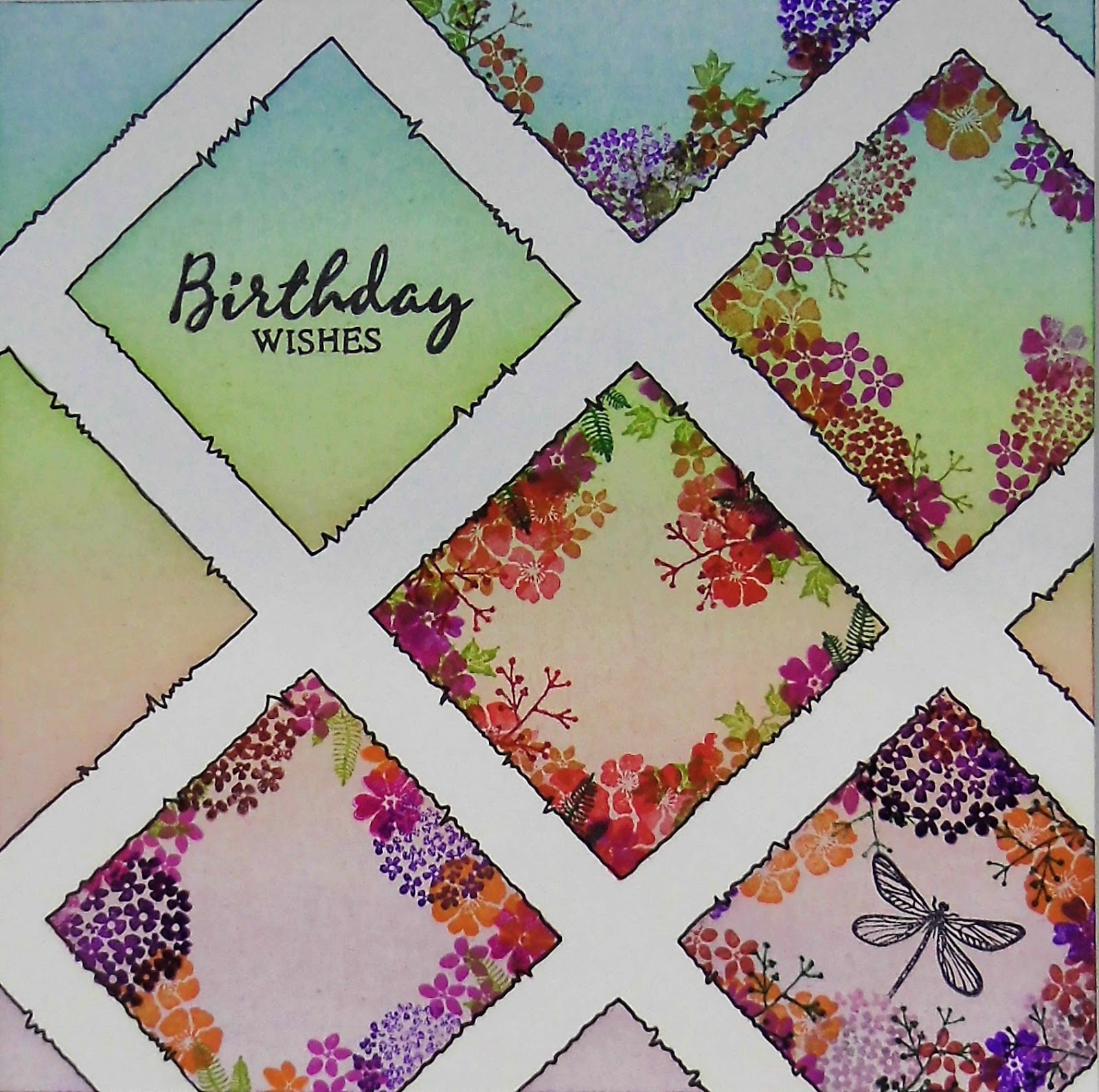 Sarah's Craft Shed: Spring Birthday Card