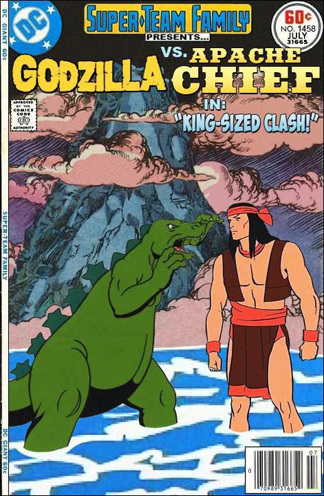 Super-Team Family: The Lost Issues!: Godzilla Vs. Apache Chief
