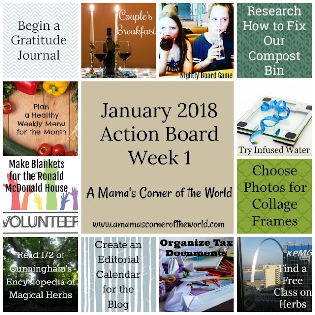 Achieving Goals in 2018: My Action Board Tasks for January 1-January 6 ...