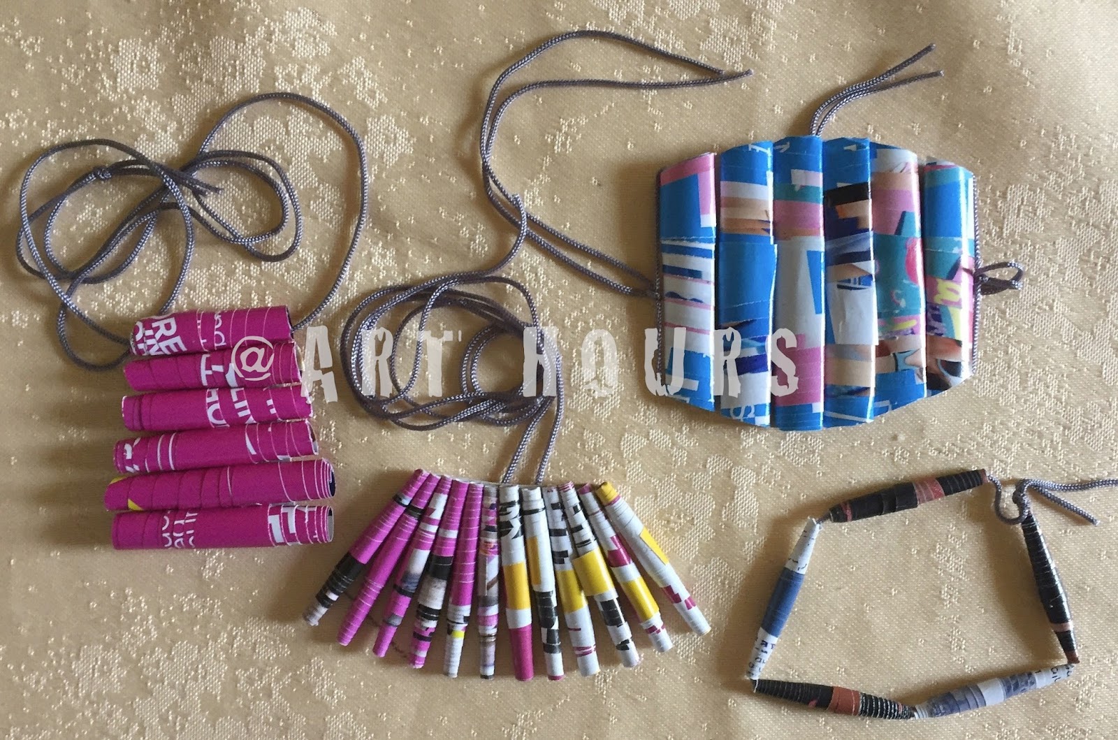 ArchGuide: Paper Beads Jewelry: Easy Craft ideas for Kids