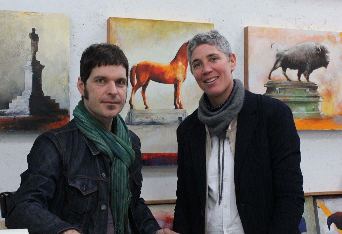 Heavy Into Observation: Saturday Open Studio Pictures