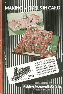 Phil's Workbench: Book Review: Making Models In Card by Micromodels Ltd