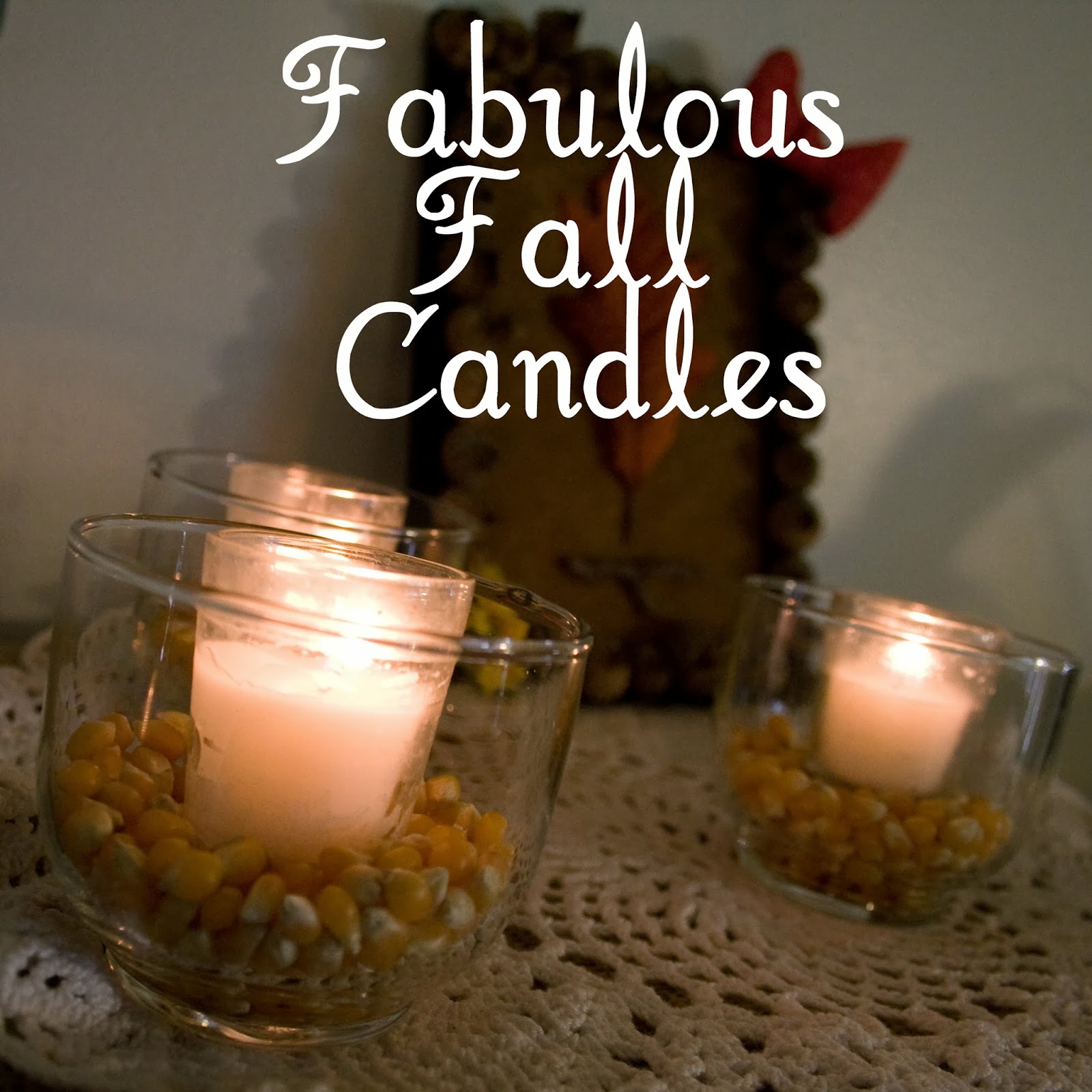 Fabulous Fall Fridays #4: Popcorn Candles