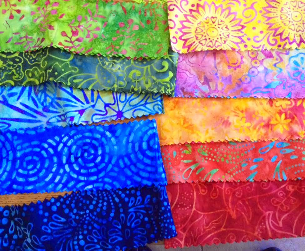 Kathleen Taylor's Dakota Dreams: Batik Jelly Roll Lap Quilt Top- Part 1