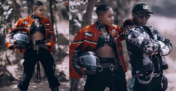 Charly Boy and daughter looking fierce in motorcycle-themed photoshoot