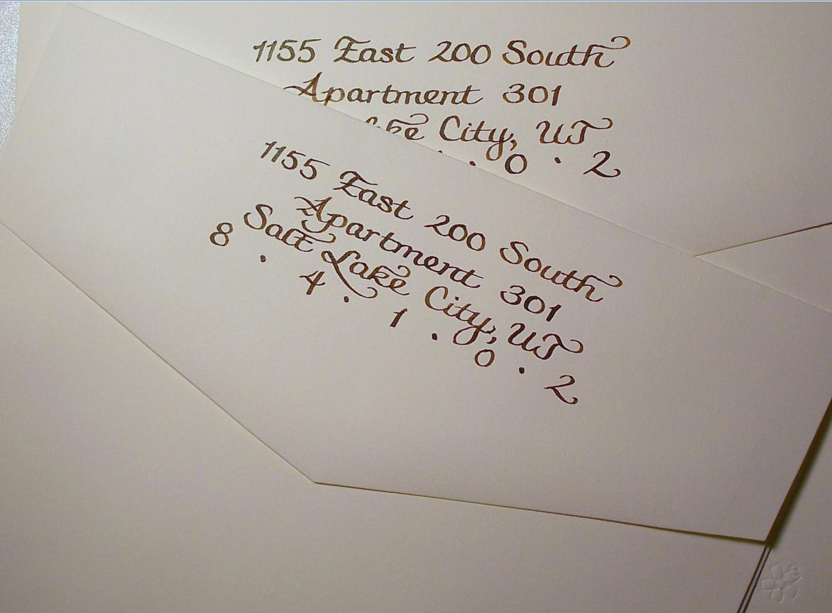 Return Address On Back Of Envelope Wedding Invitation | wedding