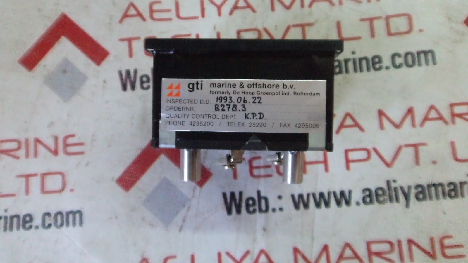 GTI MARINE & OFFSHORE B.V. VPI-93010 PITCH INDICATOR - Aeliya Marine