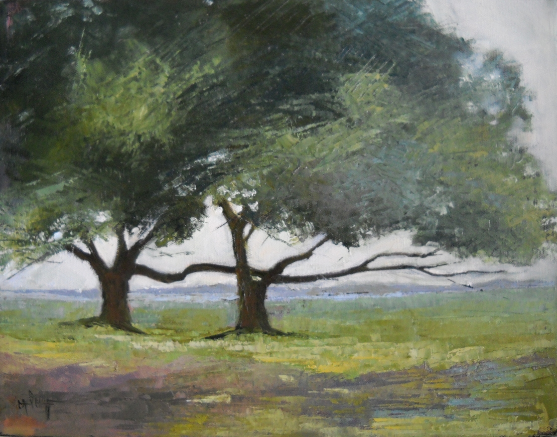 Daily Painters of Florida: Landscape Tree Painting, Palette Knife ...