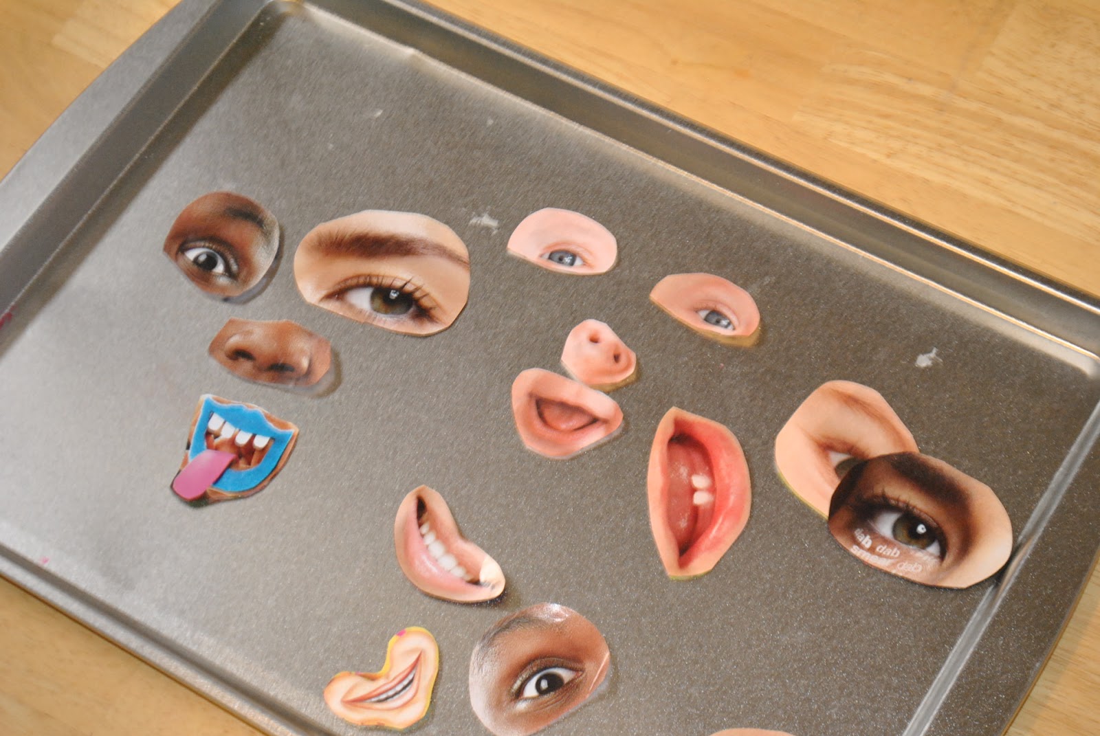 The Iowa Farmer's Wife: Making Faces Magnets