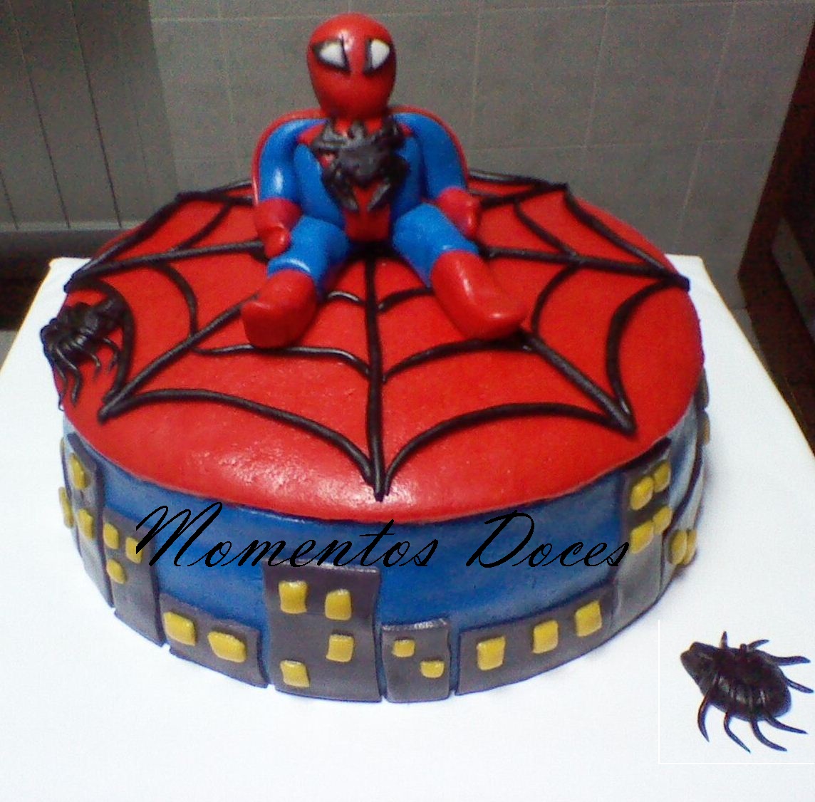 Momentos Doces: Bolo do Spider-Man!!!!
