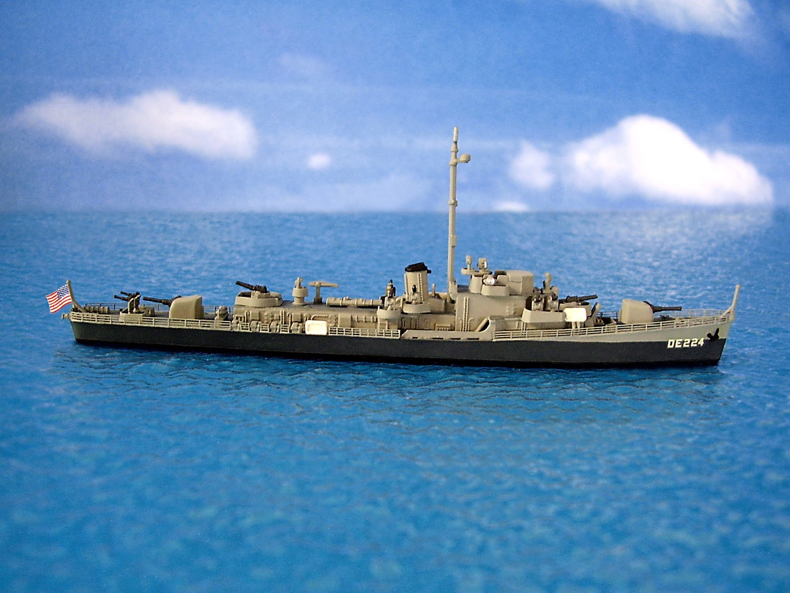 MODELISMO NAVAL DE JOHNNY CHARLIE: Destructor de Escolta de EE.UU. "USS ...