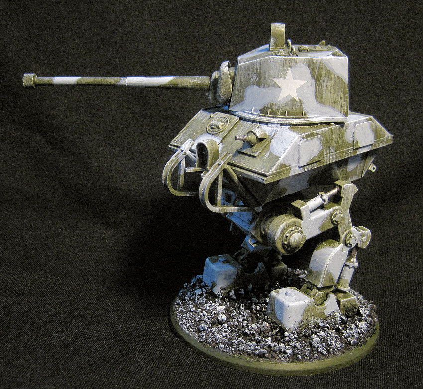 invivos: Dust Tactics: finished "Archer" Medium Combat Walker!
