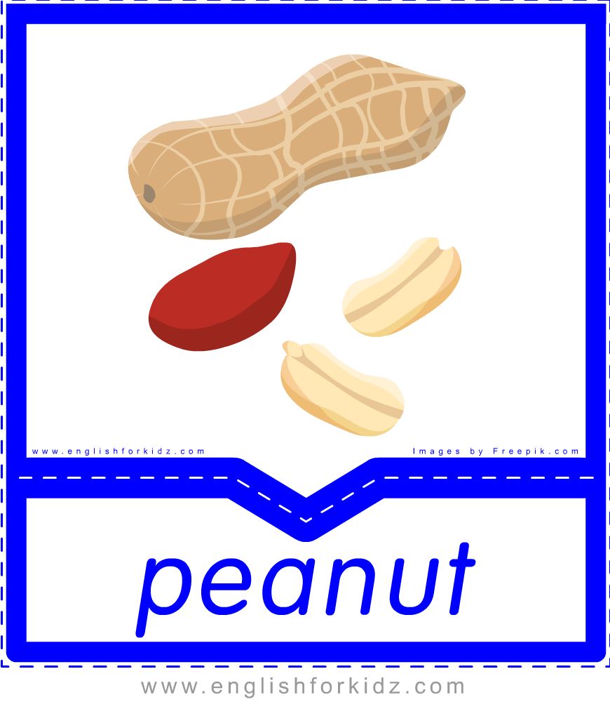 Fruits & Vegetables Flashcards. Part 4.