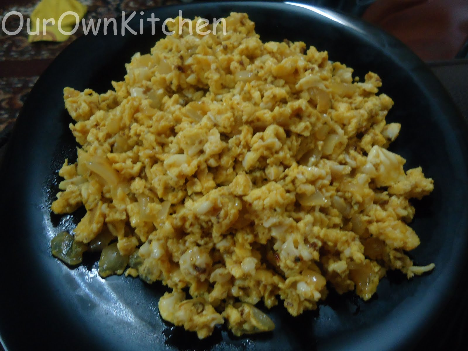 Quick Egg Podimas/ Muttai Podimas | Our Own Kitchen