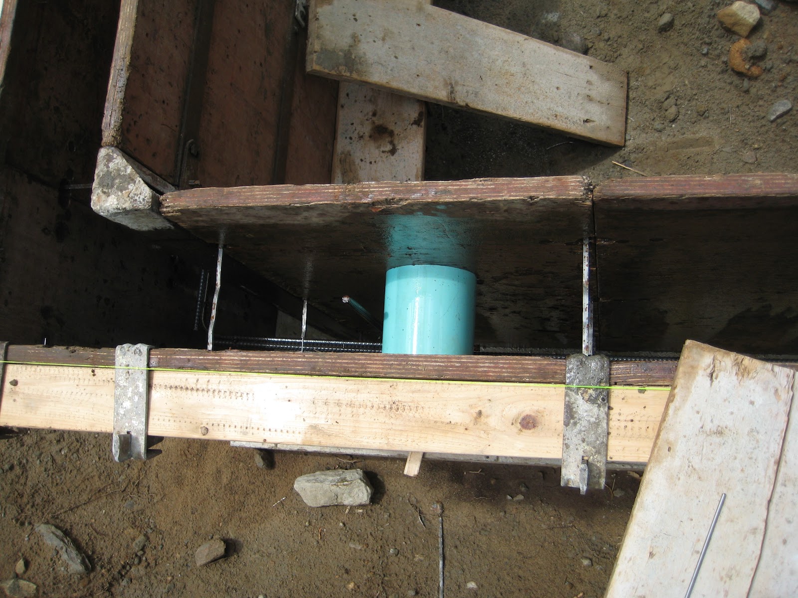 Beech House: Footers and foundation walls