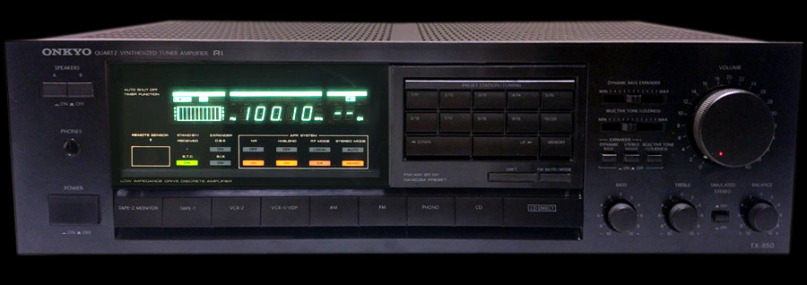 stereonomono - audio Hi Fi Compendium - 14 years on-line: Onkyo TX-850