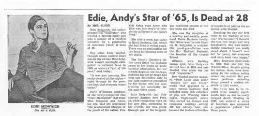 Kittens & Aprons: An Ode to Edie (Sedgwick)