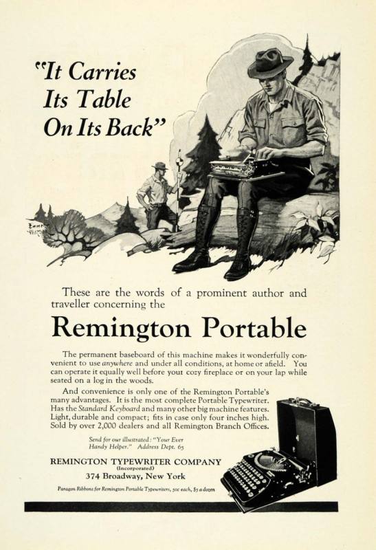 oz.Typewriter: Remington Typewriter Ads