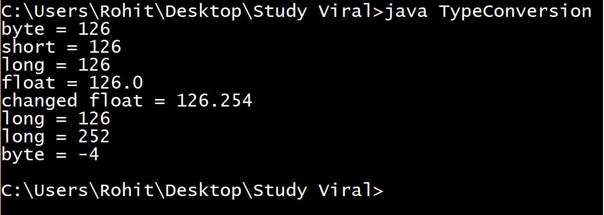 07 Java Tutorials - Type Conversion in Java - Study Viral ~ Study Viral ...