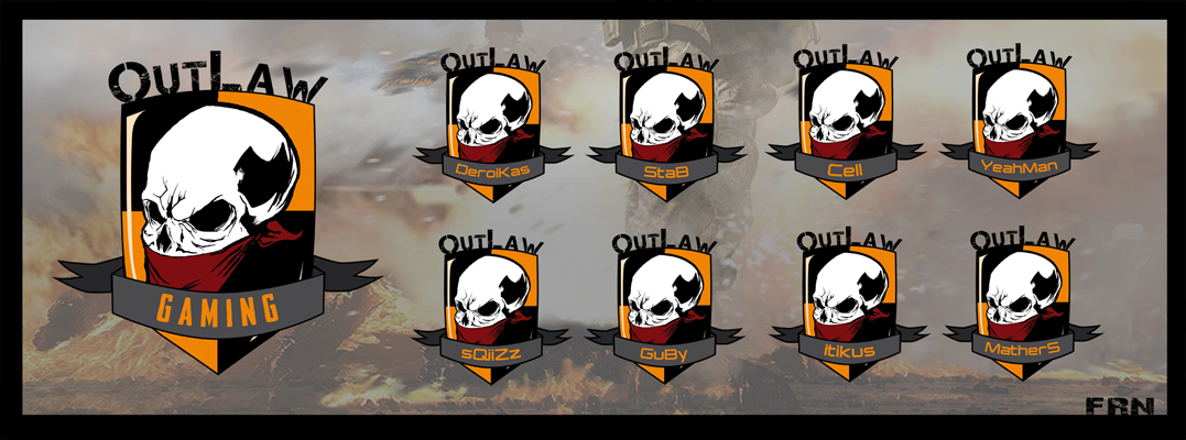 Fran works: OutLaw Gaming LOGO
