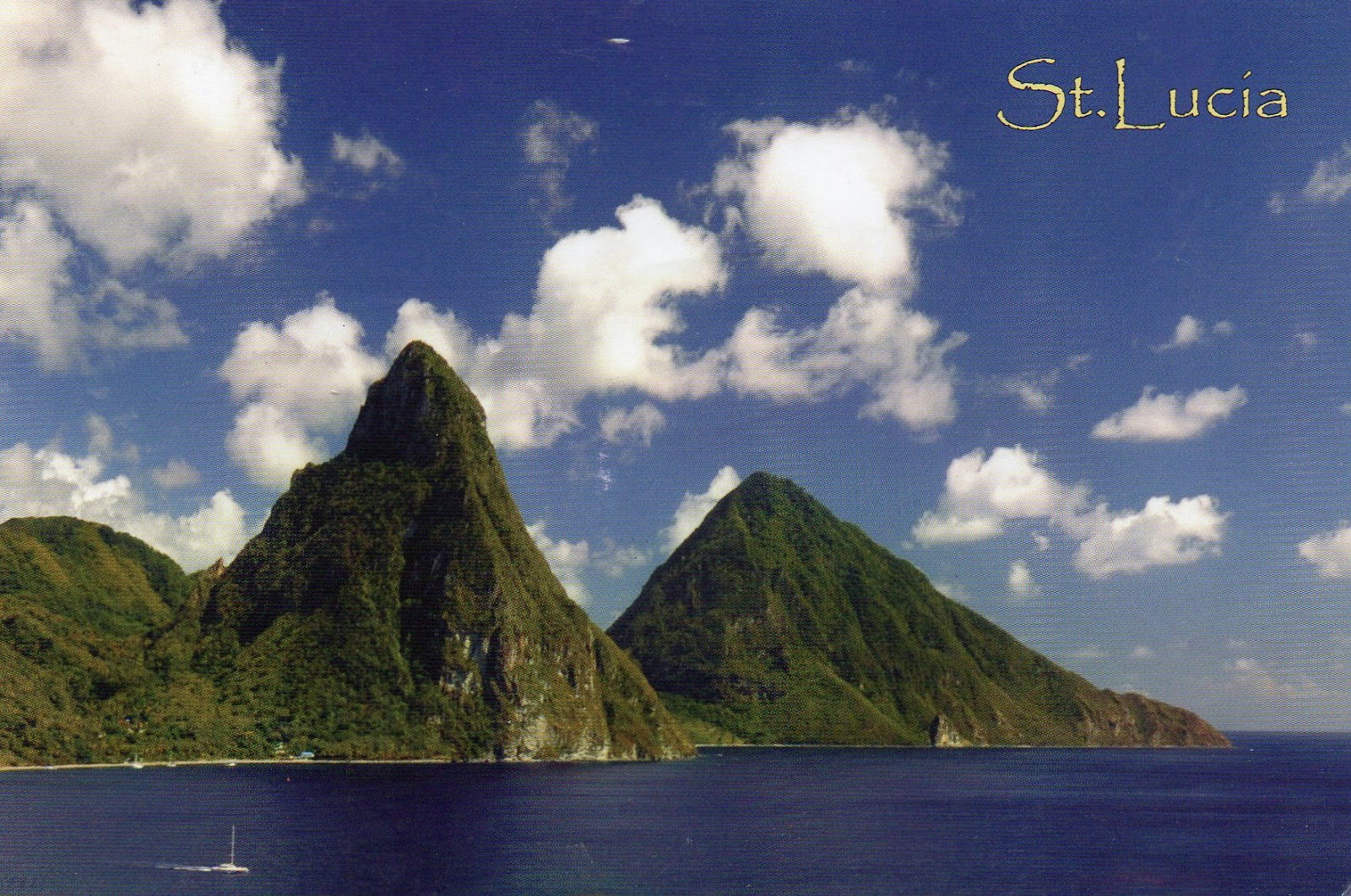 UNESCO postcards collection by dannyozzy: Pitons Management Area