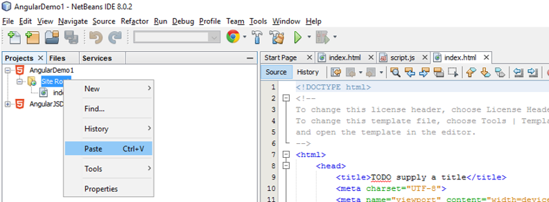 First Angular Application First Angular Application