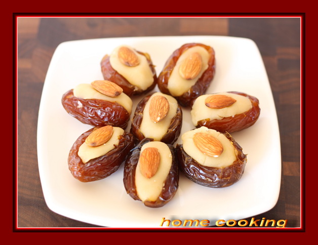 Almond CREAMY STUFFED DATES | Home cooking
