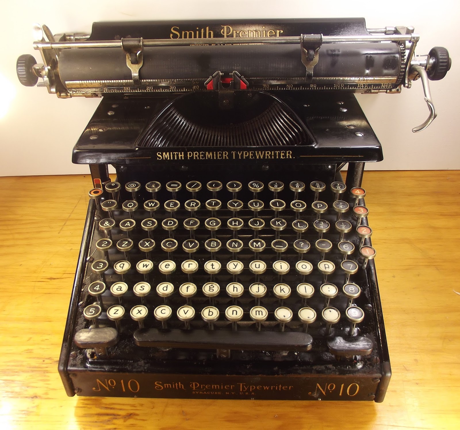 oz.Typewriter: The Smith Premier No 10 Typewriter: John Henry Barr ...