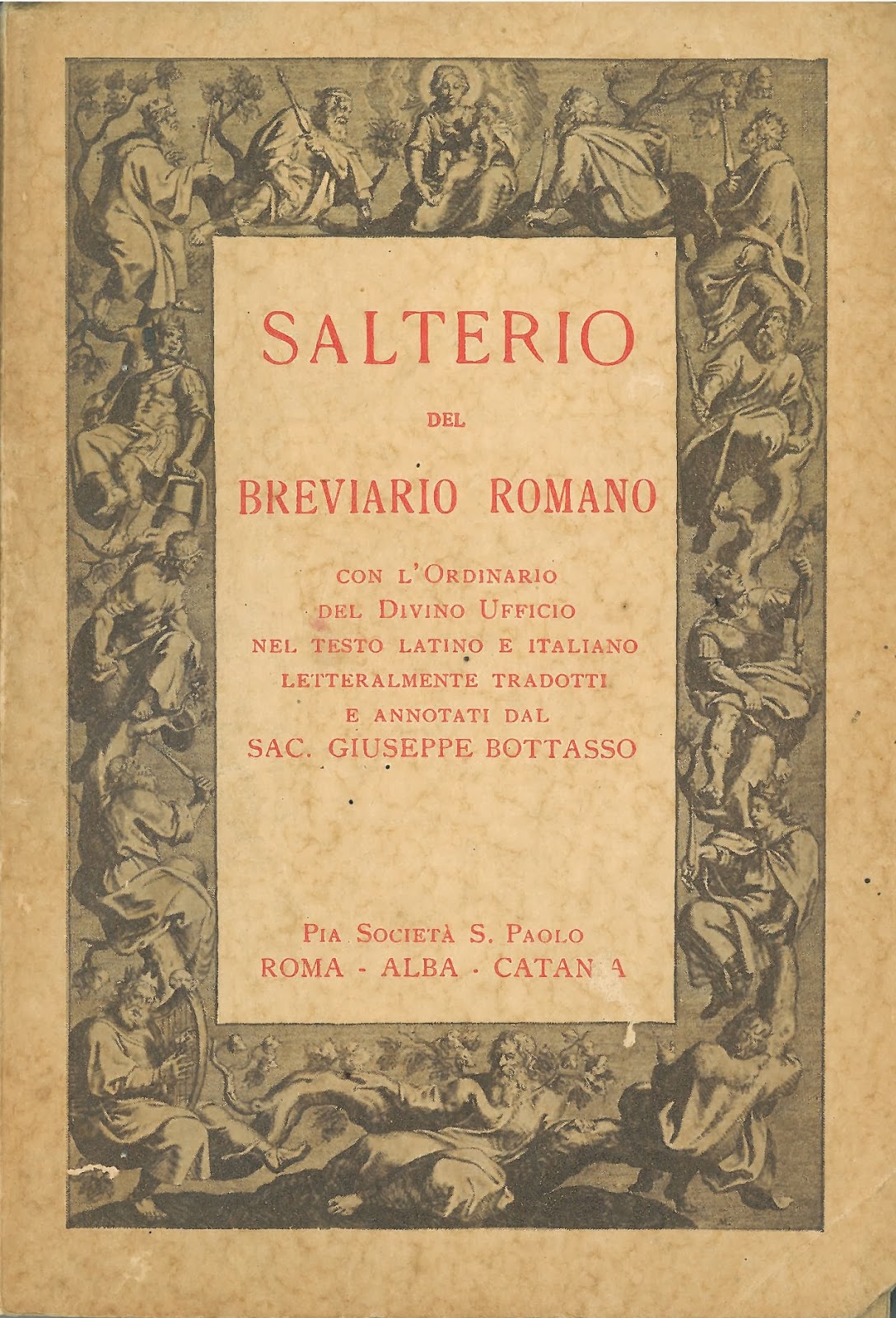 Le pagine di don Camillo: Breviario Romano Tradizionale tradotto in ...
