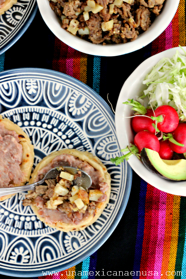 receta de sopes de picadillo