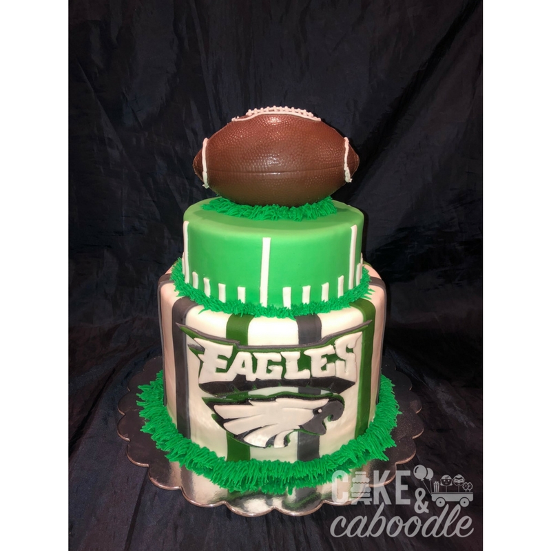 Eagles Football Cake | Cake and Caboodle